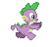 #122187 - safe, spike, animated, desktop ponies, simple background ...