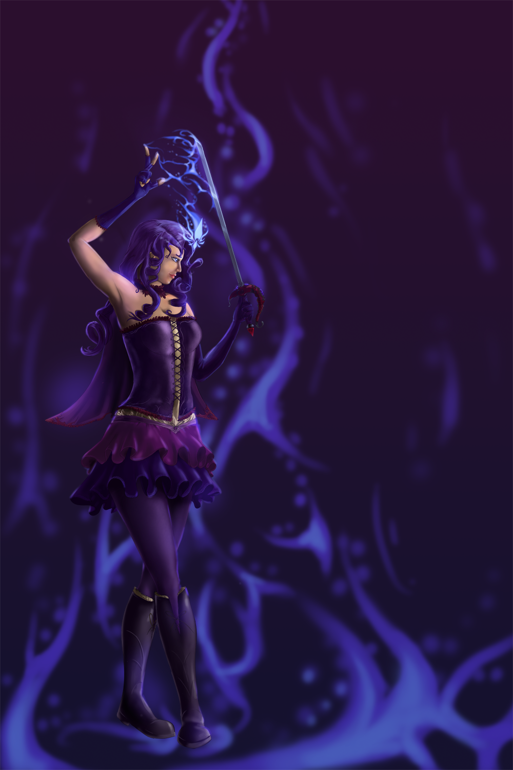 #122918 - safe, artist:laweegie, rarity, human, dark, fantasy class ...