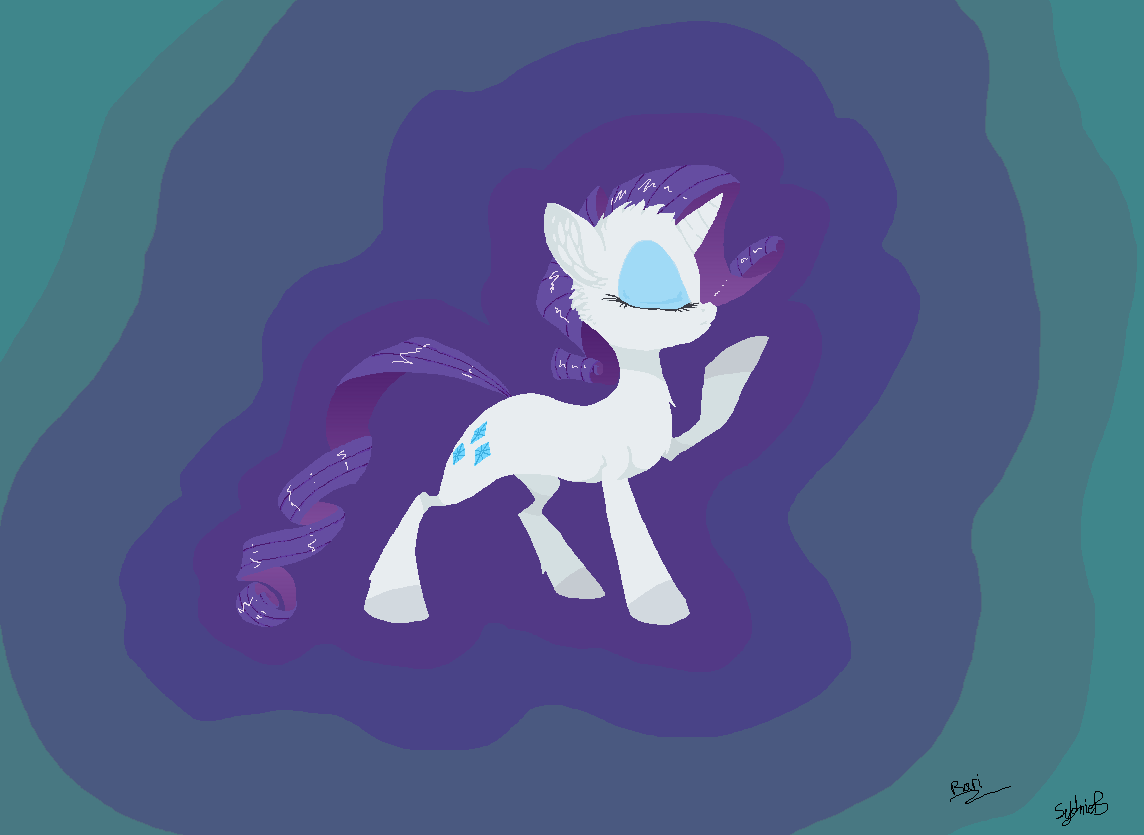 #125579 - safe, artist:xenon, rarity, pony, female, solo - Derpibooru