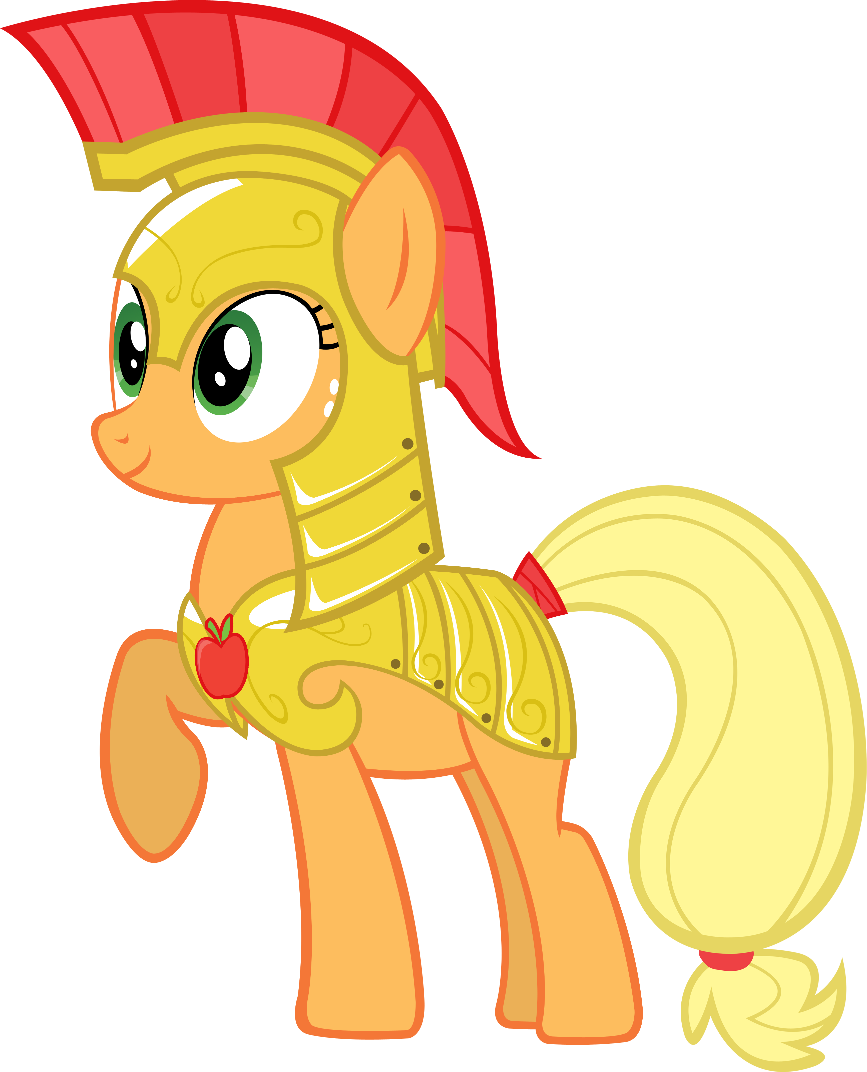 #126435 - safe, applejack, g4, armor, royal guard - Derpibooru