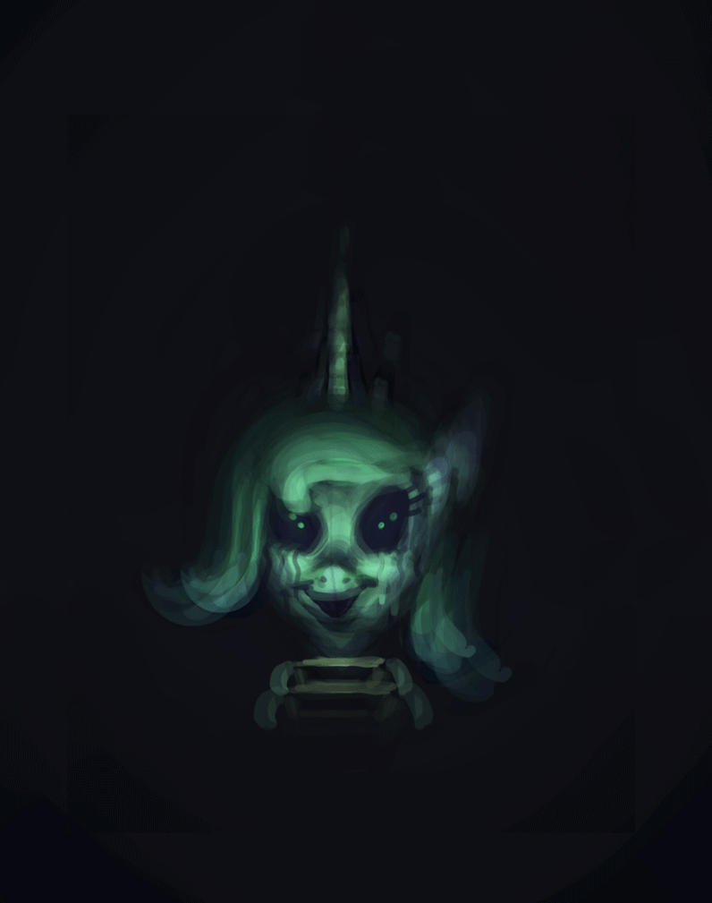 #1141917 - grimdark, artist:magister39, princess luna, demon, loony ...