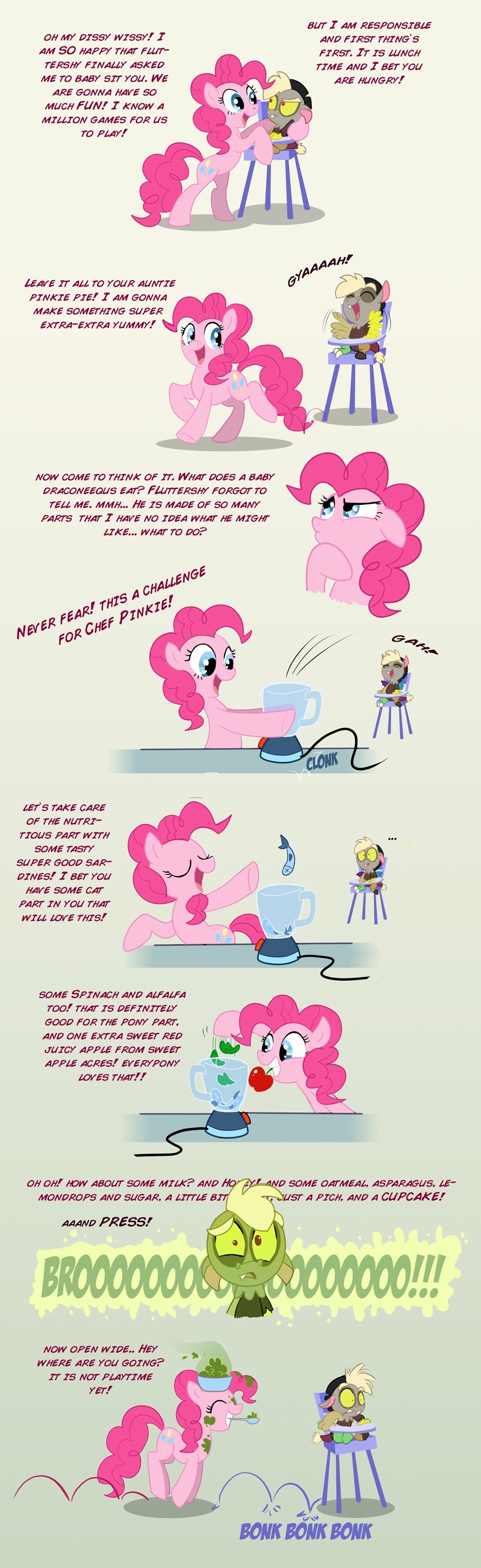 #130927 - safe, artist:anima-dos, discord, pinkie pie, g4, age ...
