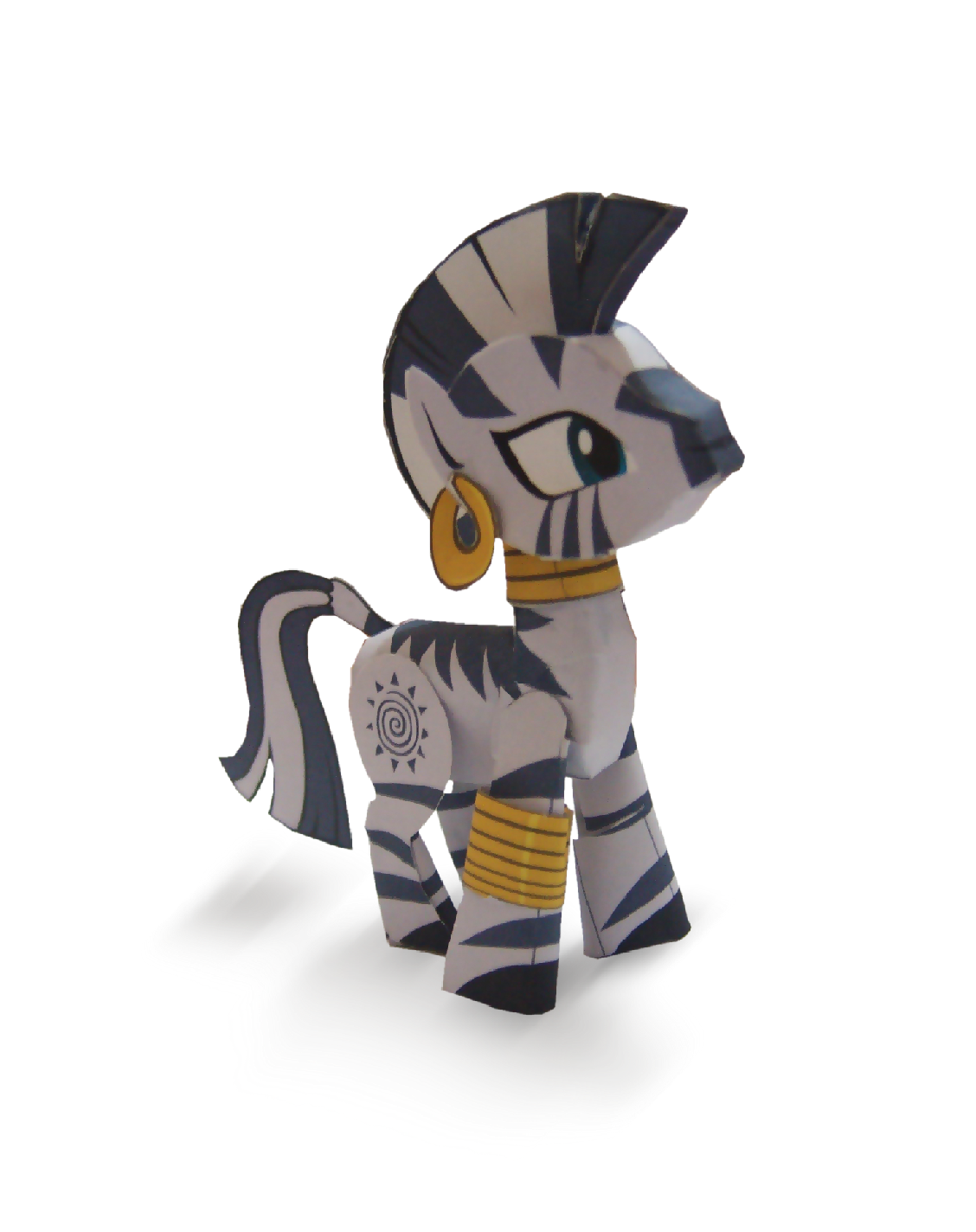 #131921 - safe, artist:kna, zecora, zebra, papercraft, photo - Derpibooru