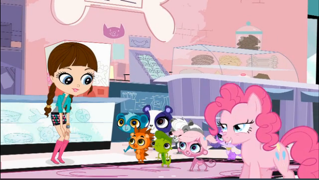 #136117 - safe, screencap, pinkie pie, dog, gecko, hedgehog, human ...