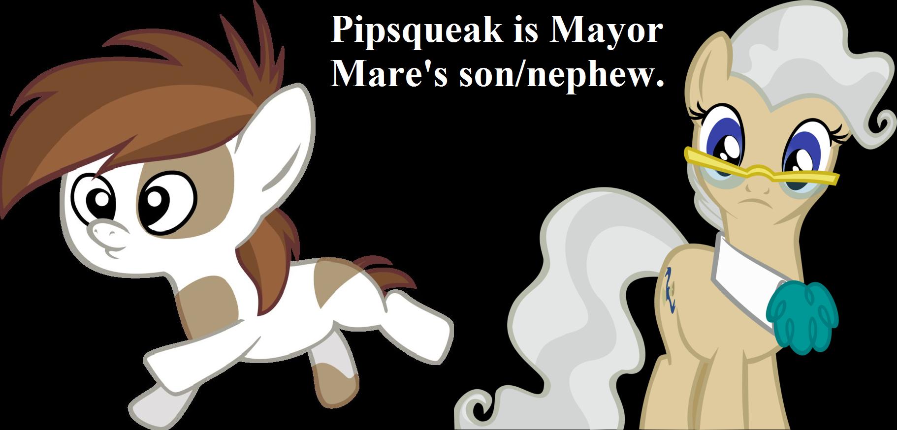 #112239 - safe, mayor mare, pipsqueak, g4, headcanon - Derpibooru