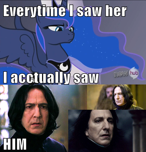 #150972 - safe, princess luna, harry potter (series), image macro ...