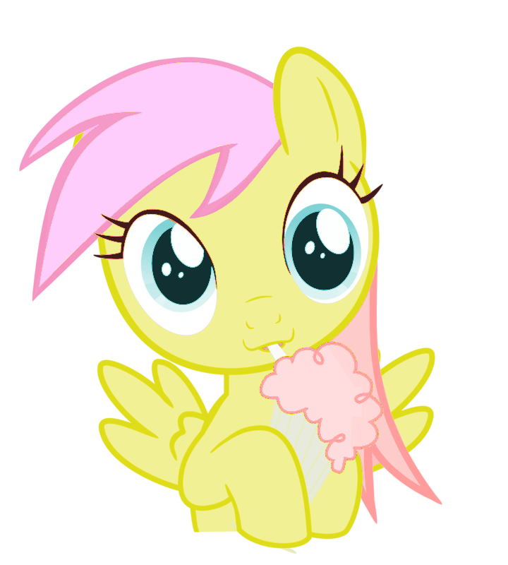 #164828 - safe, fluttershy, g4, cute, filly, milkshake, milkshake ...