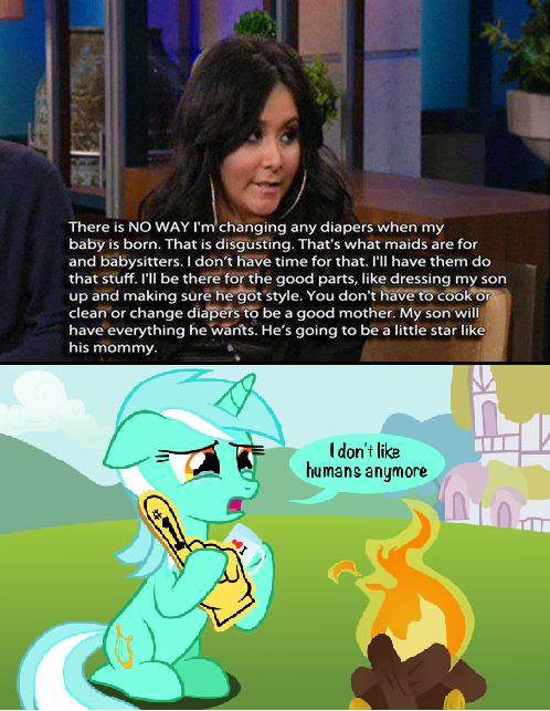 #141780 - safe, lyra heartstrings, forced meme, i don't like humans ...