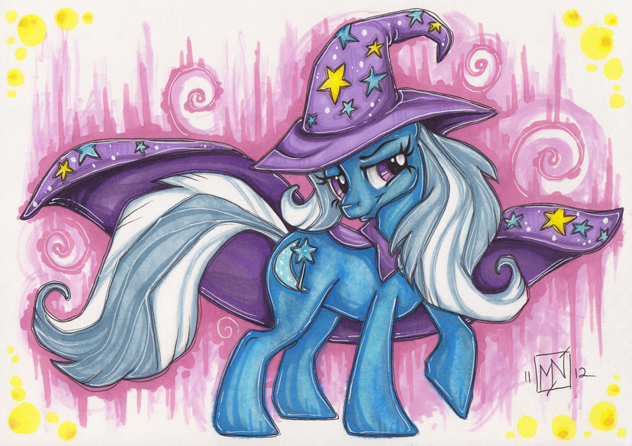 #142622 - safe, artist:kattvalk, trixie, pony, unicorn, cloak, clothes ...