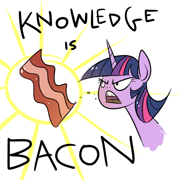 #143287 - safe, artist:nastylady, twilight sparkle, pony, bacon, female ...