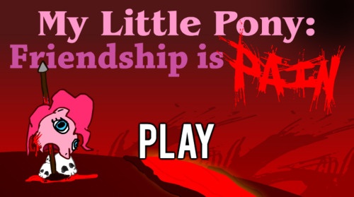 #169182 - grimdark, grotesque, pinkie pie, g4, blood, decapitated, edgy ...