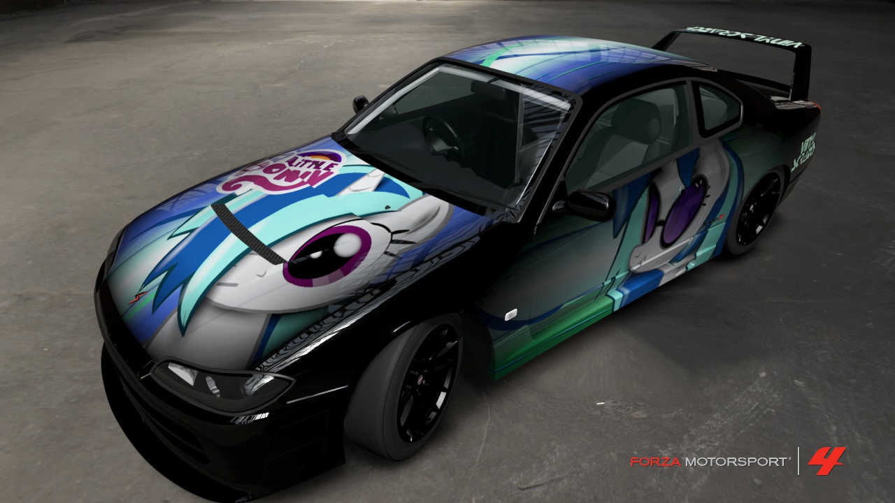 #179007 - safe, dj pon-3, vinyl scratch, car, forza motorsport 4 ...