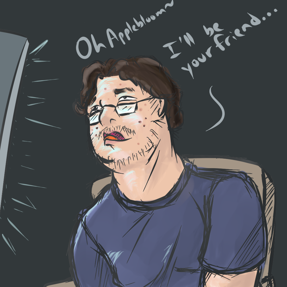 #184017 - suggestive, human, brony, brony stereotype, clopper, glasses ...