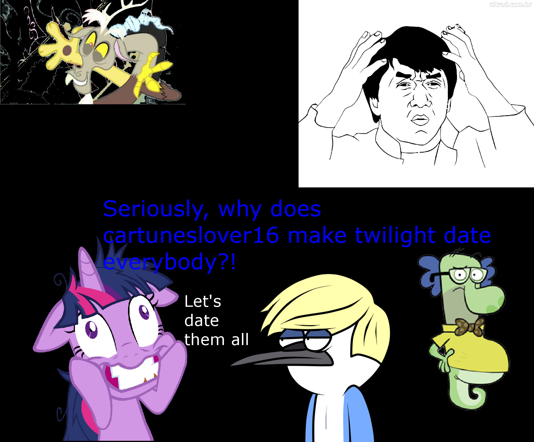 #189028 - safe, discord, twilight sparkle, blondecai, cartuneslover16 ...