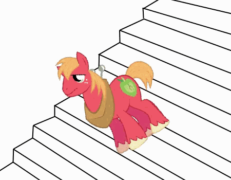 #189657 - safe, big macintosh, earth pony, pony, g4, animated, it keeps ...
