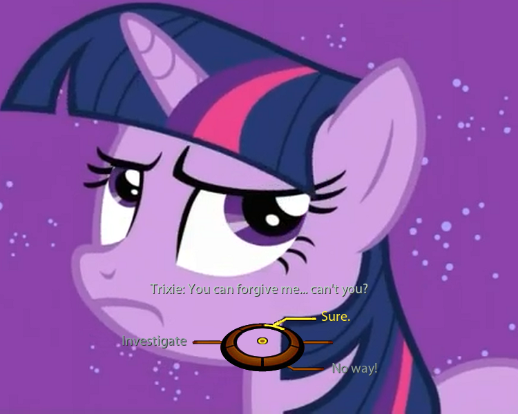 #192029 - safe, twilight sparkle, magic duel, dialogue wheel, mass ...