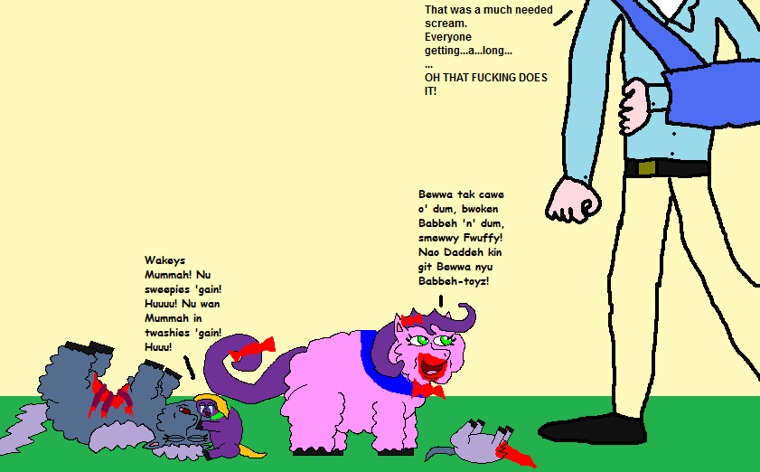 #193706 - grimdark, grotesque, artist:fortune, fluffy pony, bella the ...