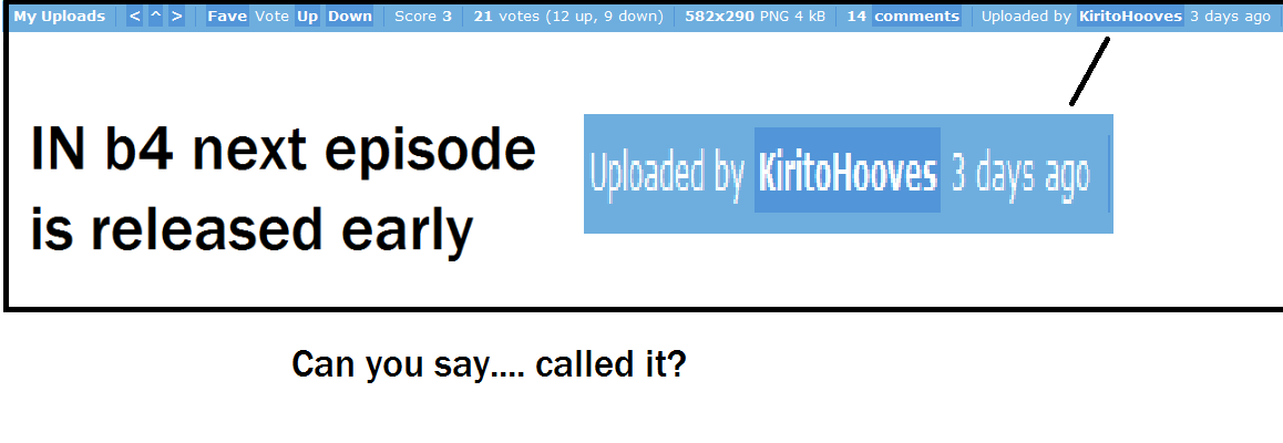 #196629 - safe, esp, inb4, new episode, text - Derpibooru