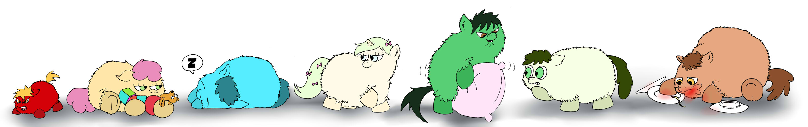 #197374 - questionable, artist:coalheart, fluffy pony, group, humping ...