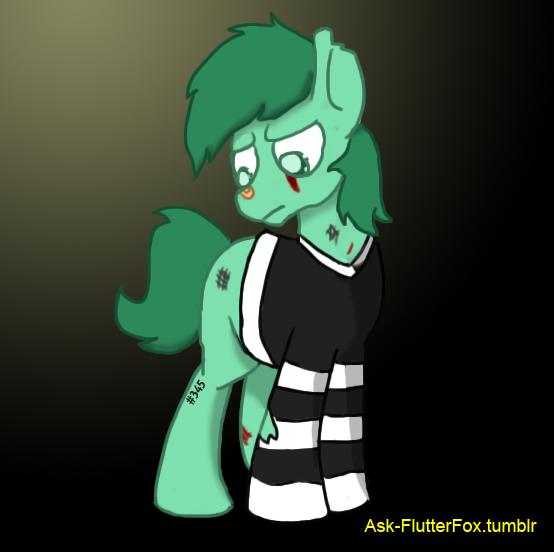 #197473 - semi-grimdark, artist:ask-flutterfox, oc, oc only, 30 minute art challenge - Derpibooru