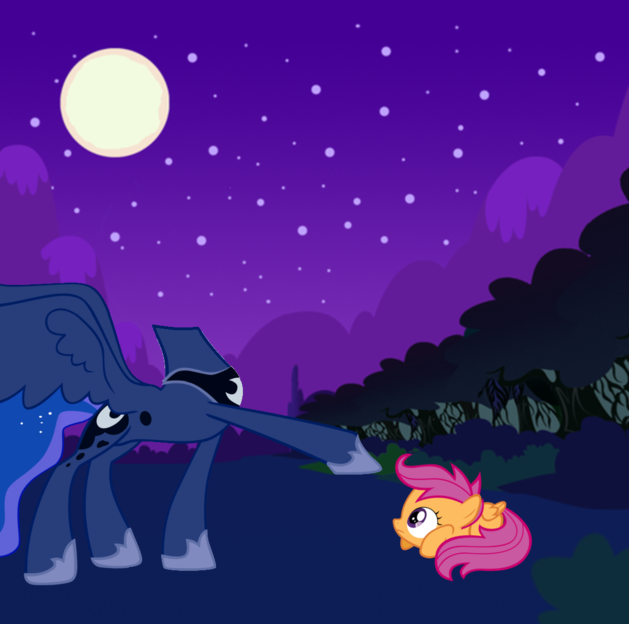 #177356 - safe, princess luna, scootaloo, the headless horse, headless ...