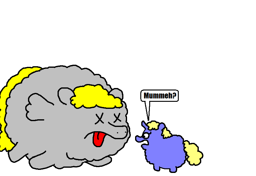 #15442 - semi-grimdark, fluffy pony, dead, fluffy dinky, fluffy pony ...