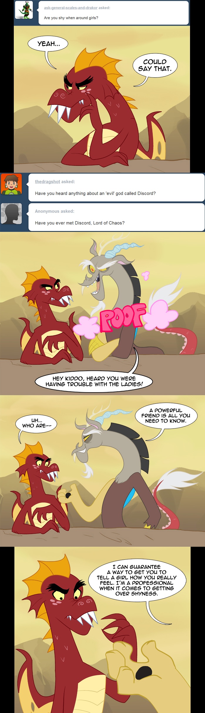 #20644 - safe, artist:peachiekeenie, discord, garble, dragon, discorderlyconduct, g4, comic ...