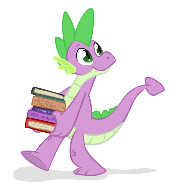 #21704 - safe, artist:naroclie, spike, dragon, book, looking back, male ...