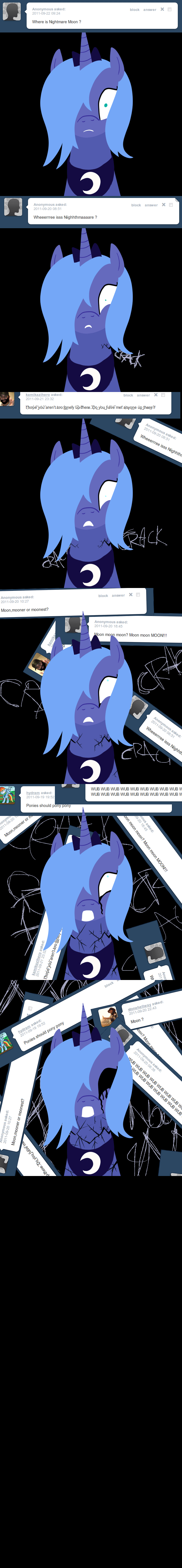 #38997 - grimdark, artist:poppin, princess luna, ask loony luna, loony ...