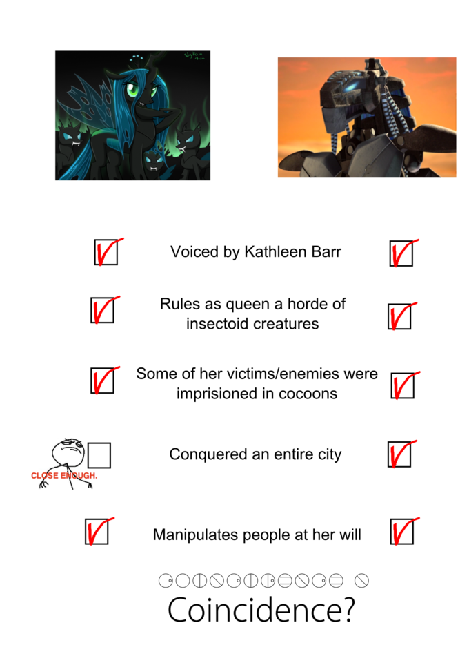 #42783 - safe, queen chrysalis, changeling, changeling queen, bionicle ...