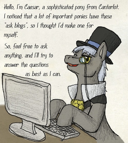 #43707 - safe, caesar, count caesar, earth pony, pony, ask, computer ...