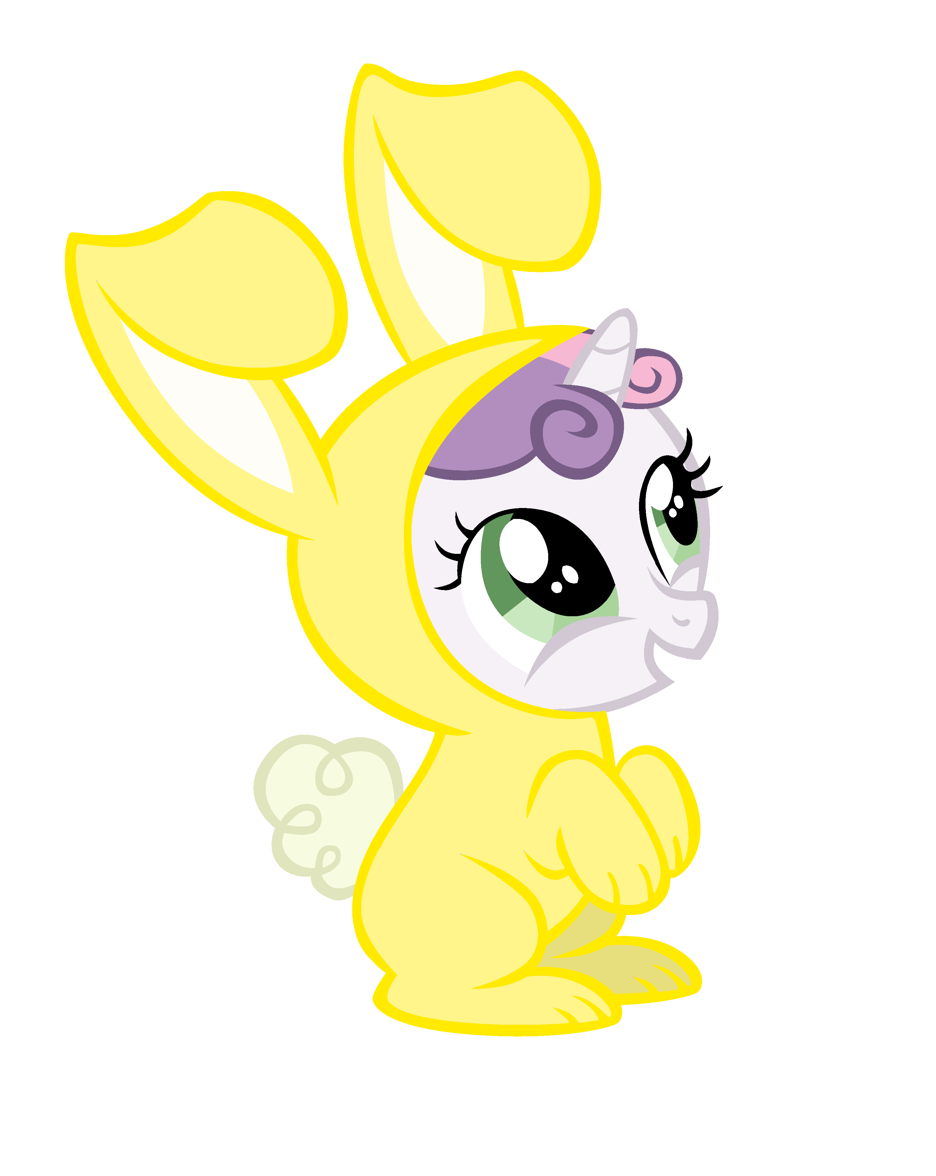 #47723 - safe, artist:bronyboy, sweetie belle, pony, rabbit, unicorn ...