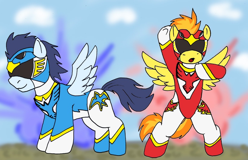 #57671 - safe, soarin', spitfire, blue swallow, choujin sentai jetman ...