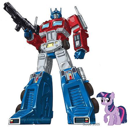 #58033 - safe, twilight sparkle, optimus prime, transformers - Derpibooru
