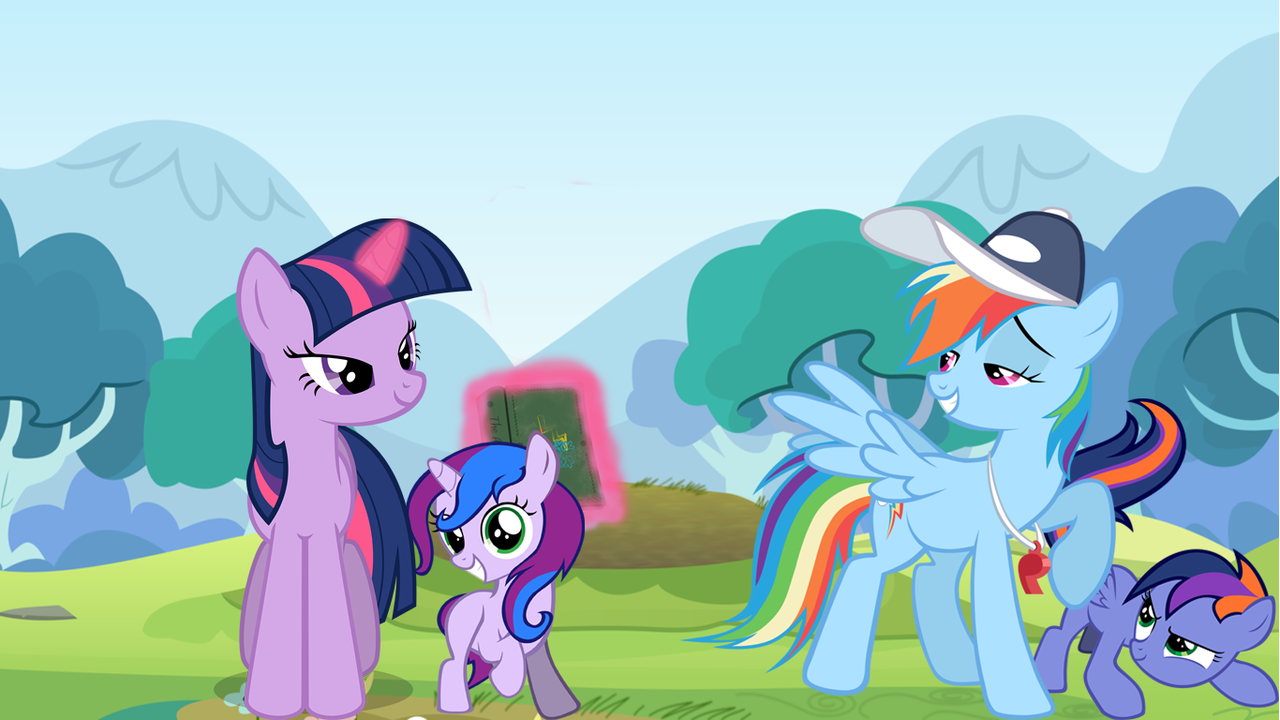 twilight and rainbow's kids - TwiDash - Fimfiction