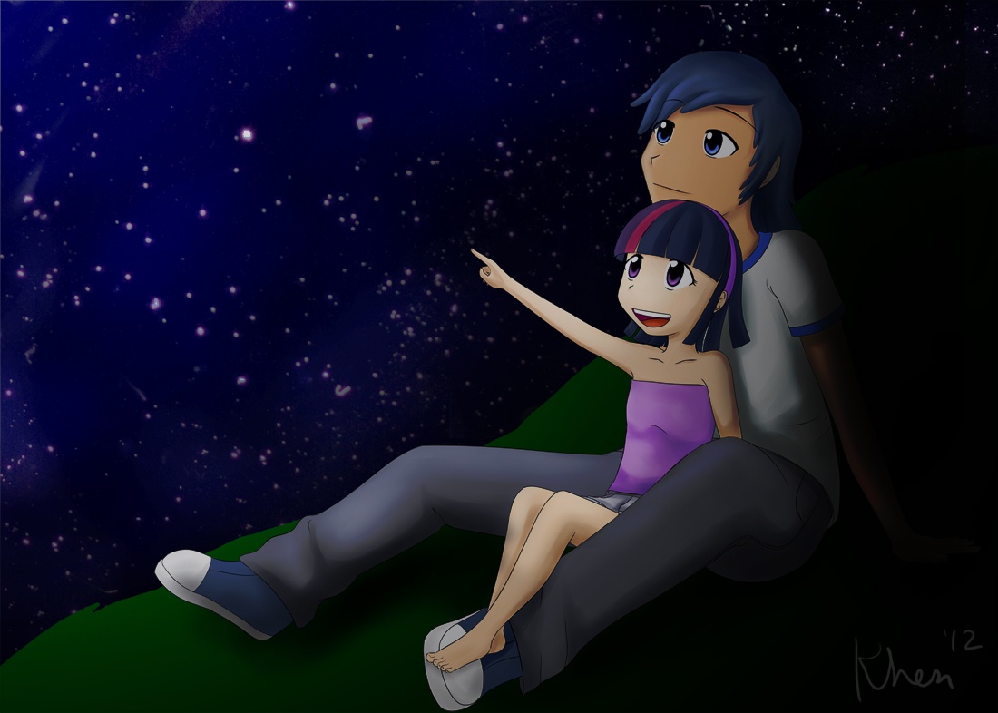 #31266 - safe, artist:kprovido, shining armor, twilight sparkle, human ...