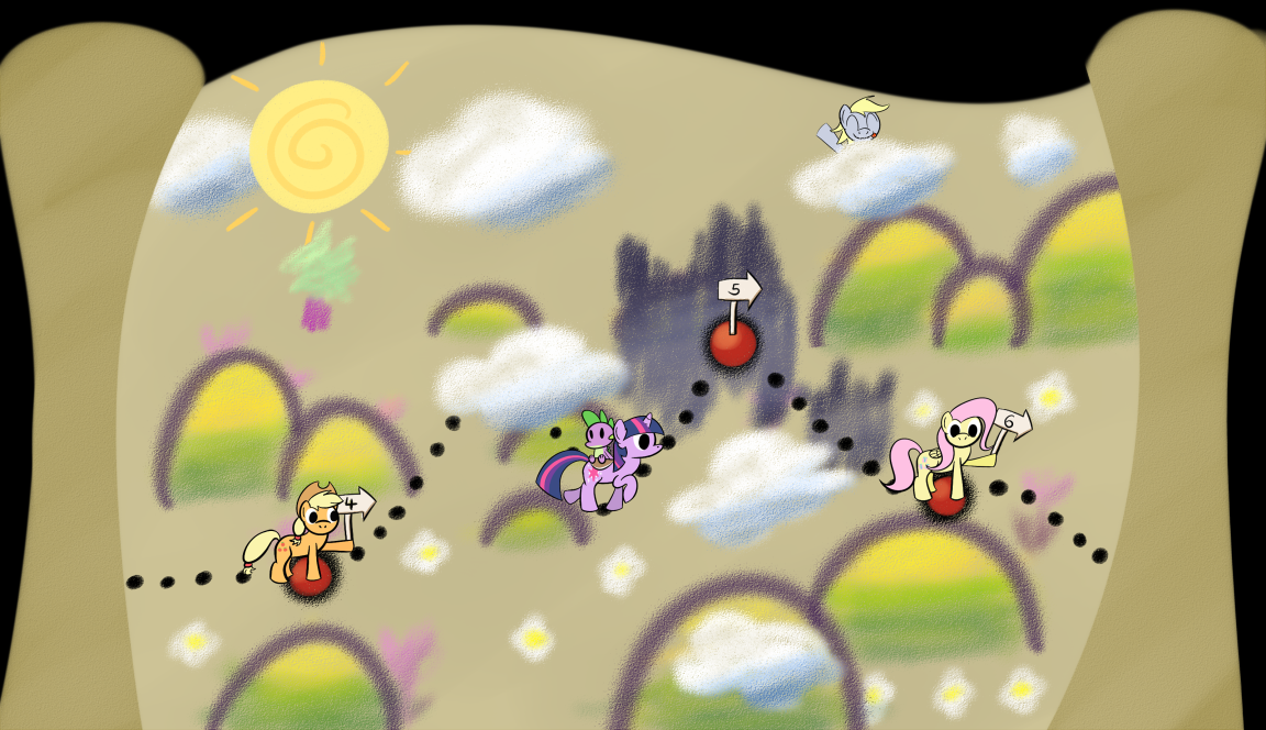 #73370 - safe, artist:hip-indeed, applejack, derpy hooves, fluttershy ...