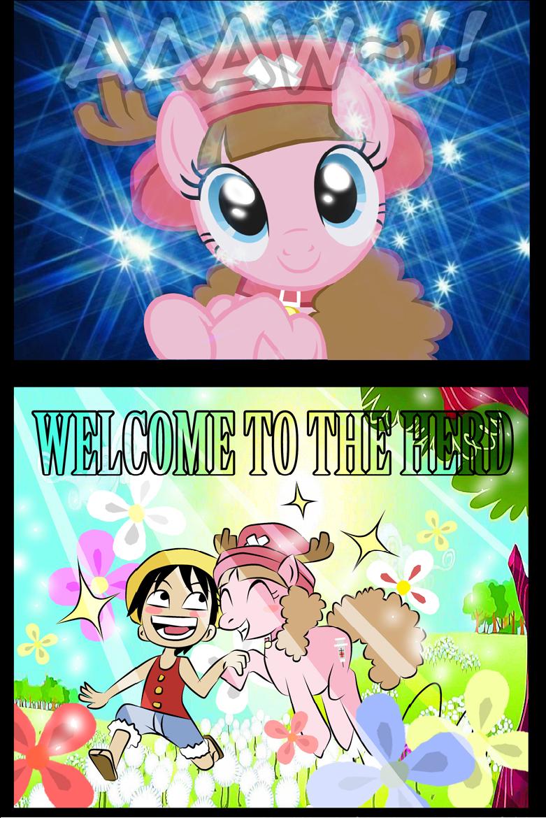 #81342 - safe, g4, crossover, monkey d. luffy, one piece, pony pony ...