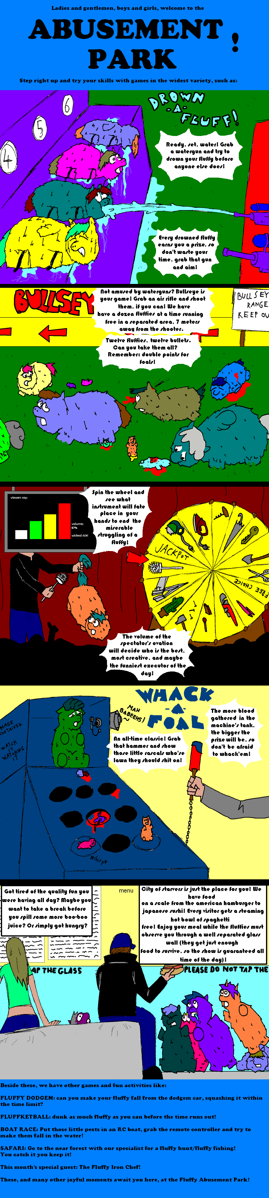 #83989 - grimdark, grotesque, artist:blitzkrieg bob, fluffy pony, abuse ...