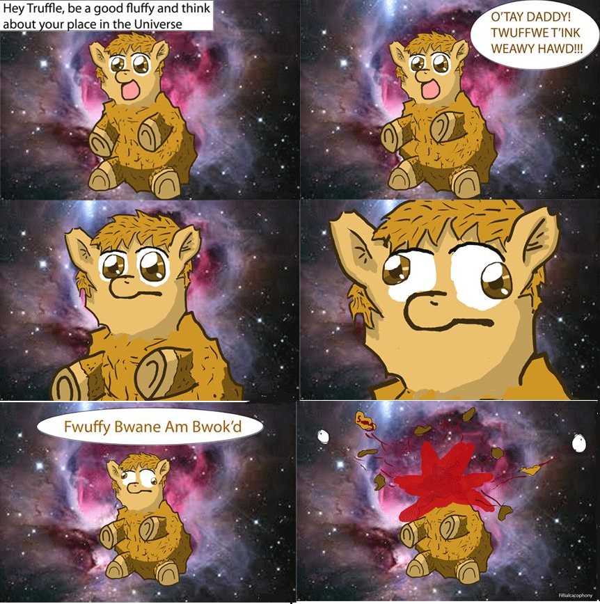 #83997 - semi-grimdark, artist:fillialcacophony, fluffy pony, blood ...