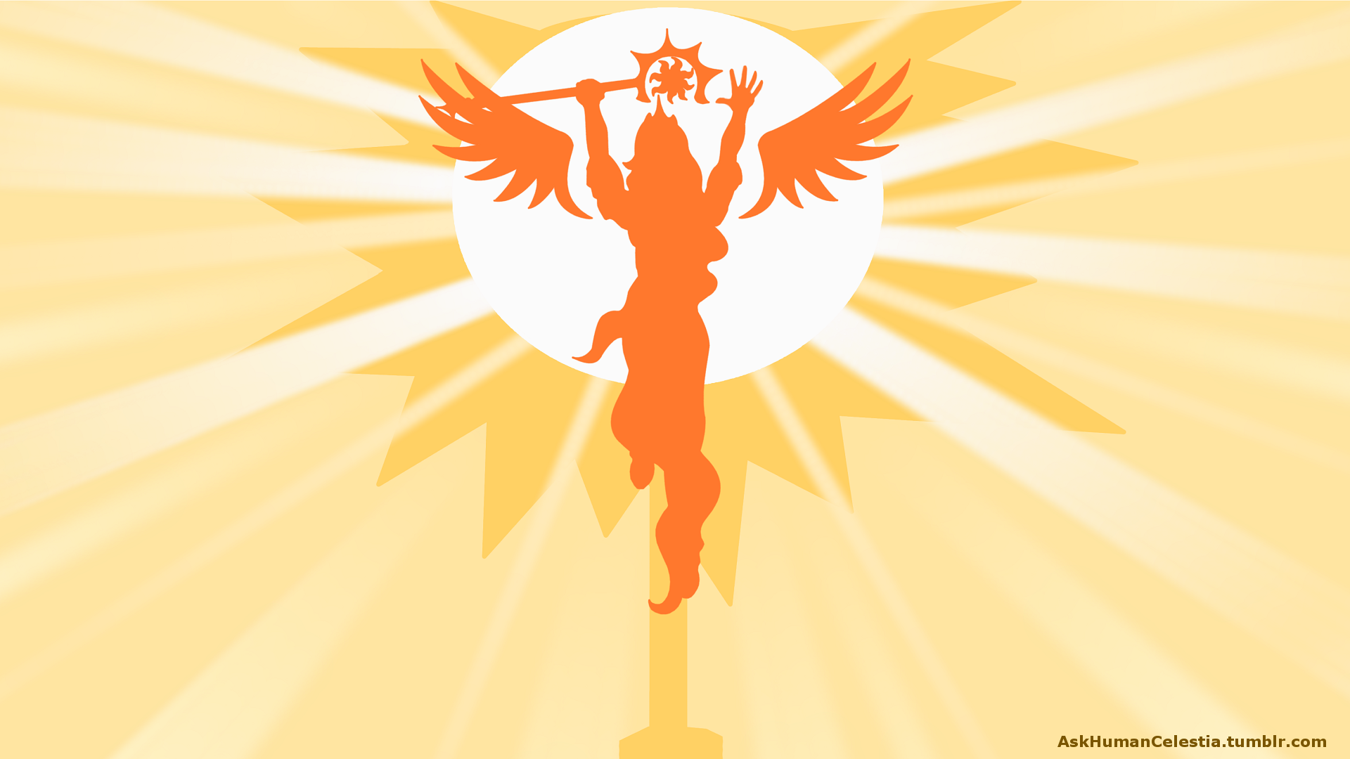 #67378 - safe, artist:salahir, princess celestia, human, against sun ...