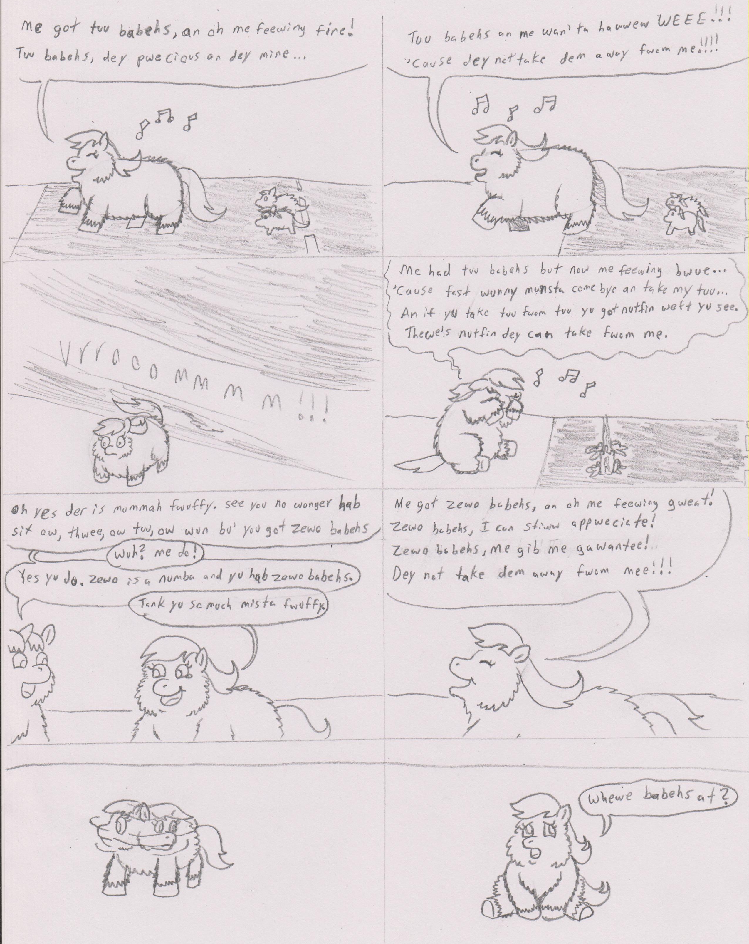 #101639 - grimdark, artist:santanon, fluffy pony, comic, fluffy pony ...