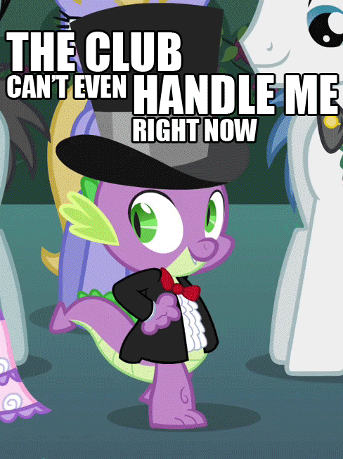 #107835 - safe, spike, animated, dancing, image macro, nightclub ...