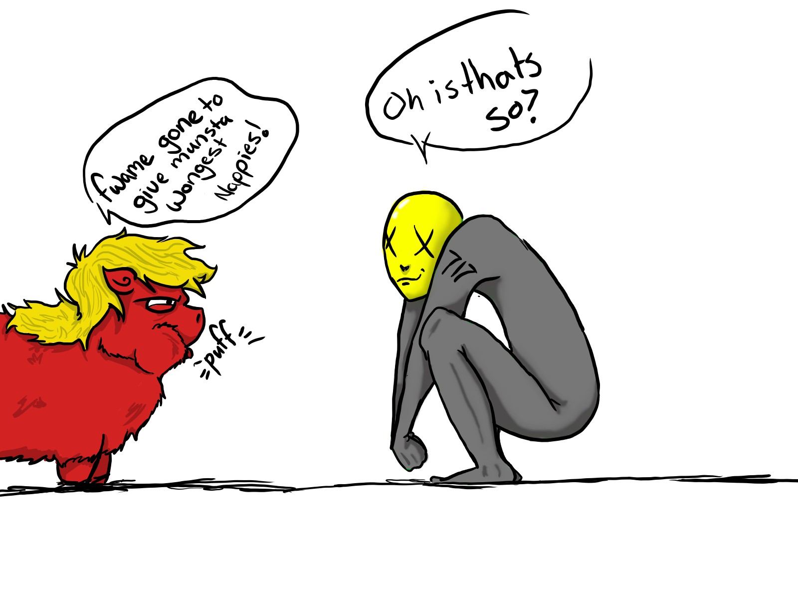 #108407 - safe, fluffy pony, cheek puffing, fluffy pony original art ...