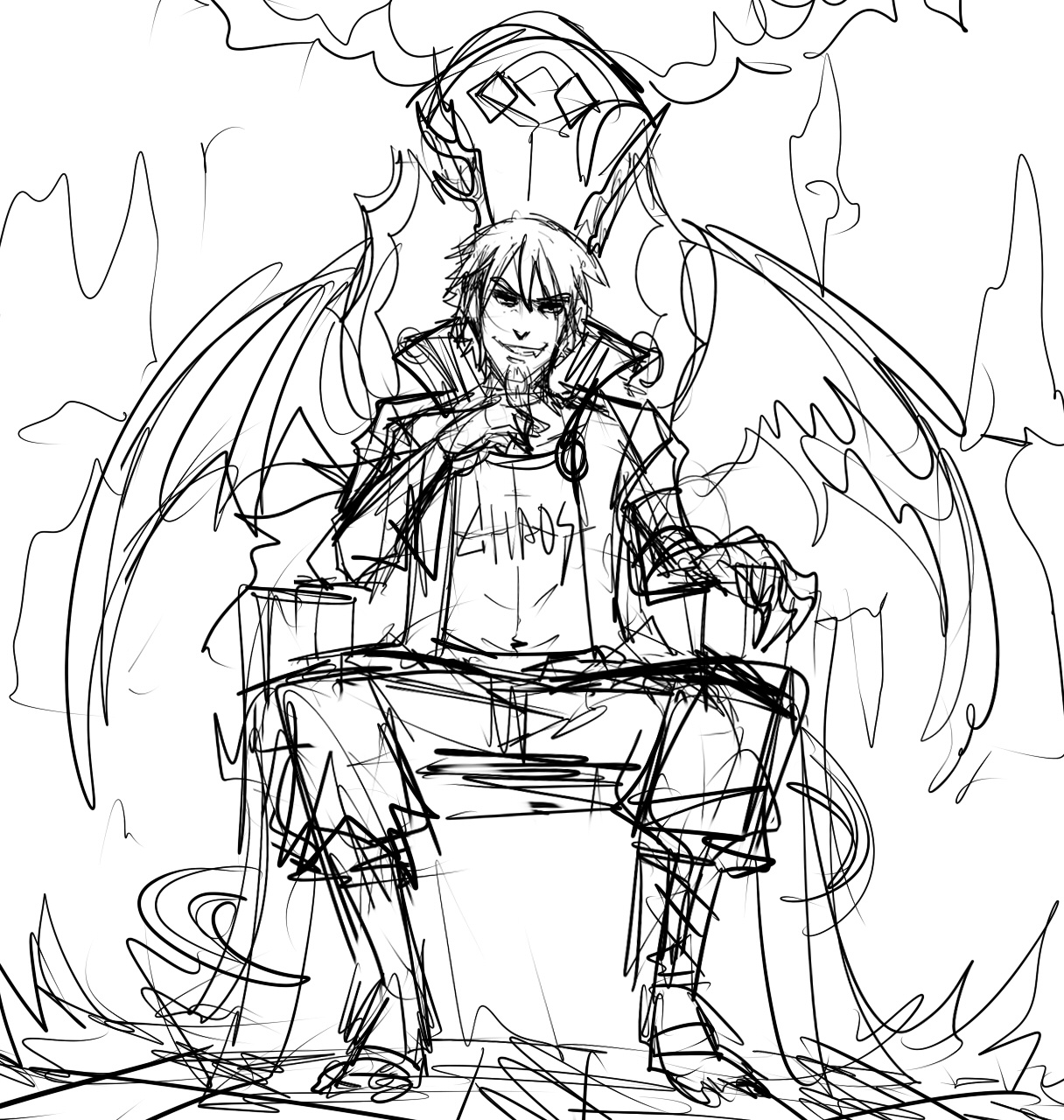 #89886 - safe, artist:maniacpaint, discord, human, g4, humanized, male ...