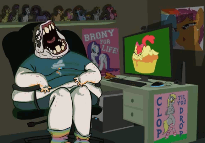 #215636 - grotesque, suggestive, artist:brutamod, apple bloom, derpy ...