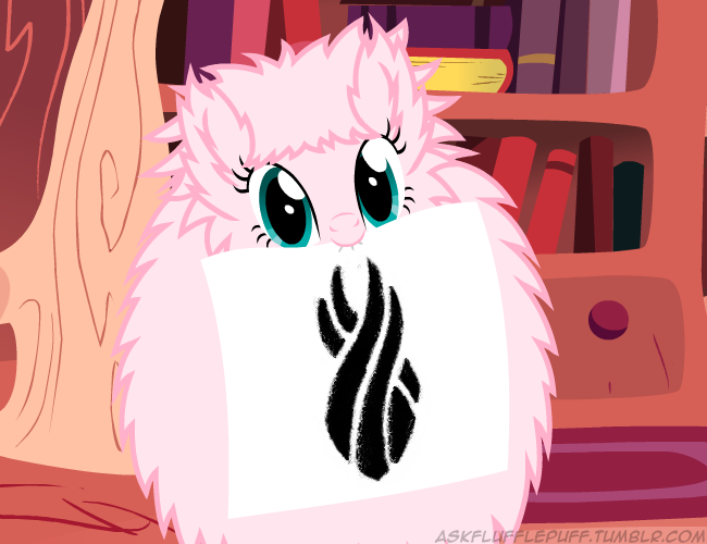 Fluffle Puff Symbol Statue - Fluffy Army - Fimfiction