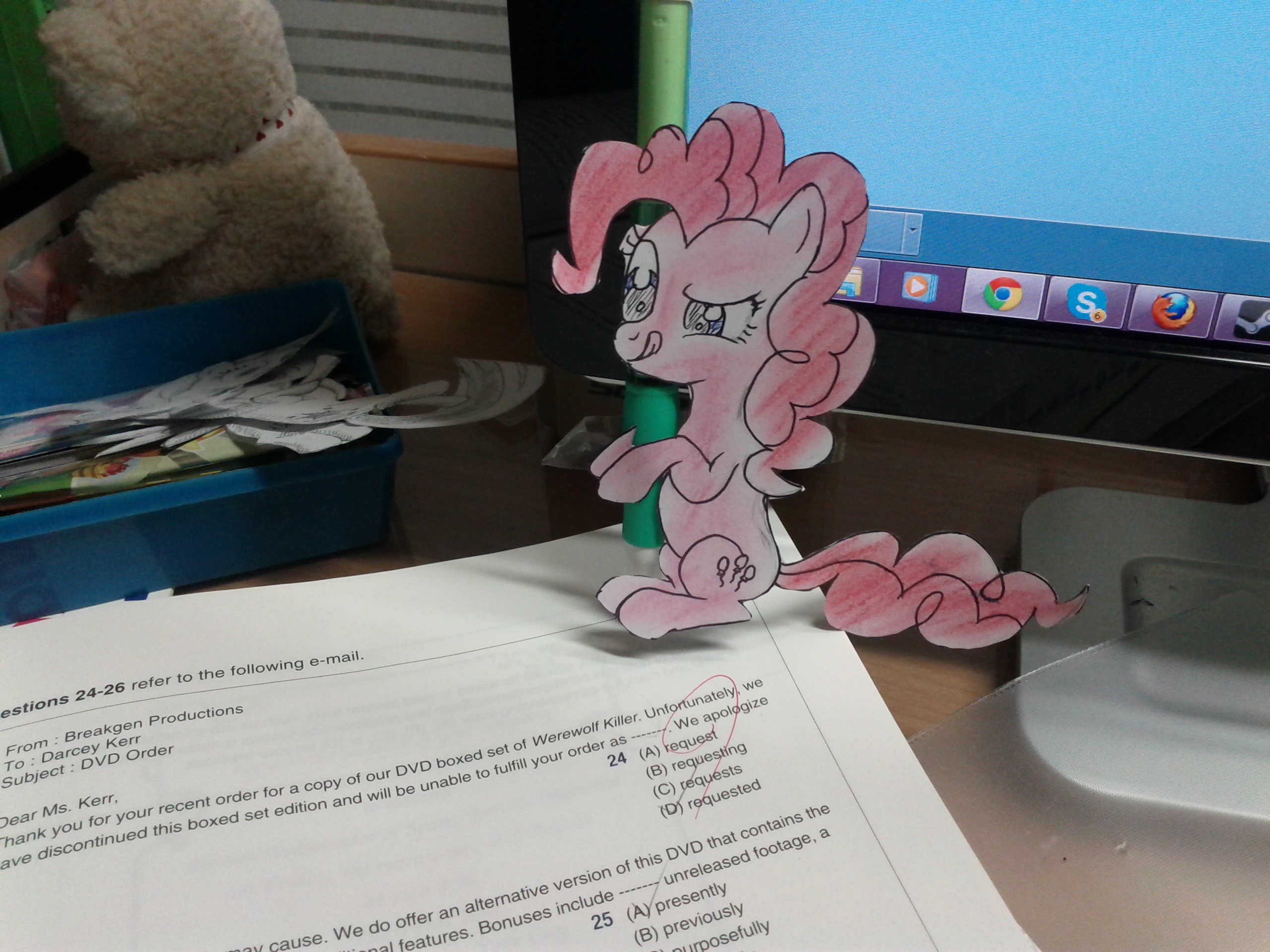 #216537 - safe, pinkie pie, computer, microsoft windows, paper child ...