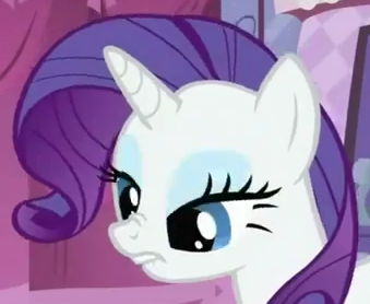 #216730 - safe, rarity, pony, lip bite, solo - Derpibooru