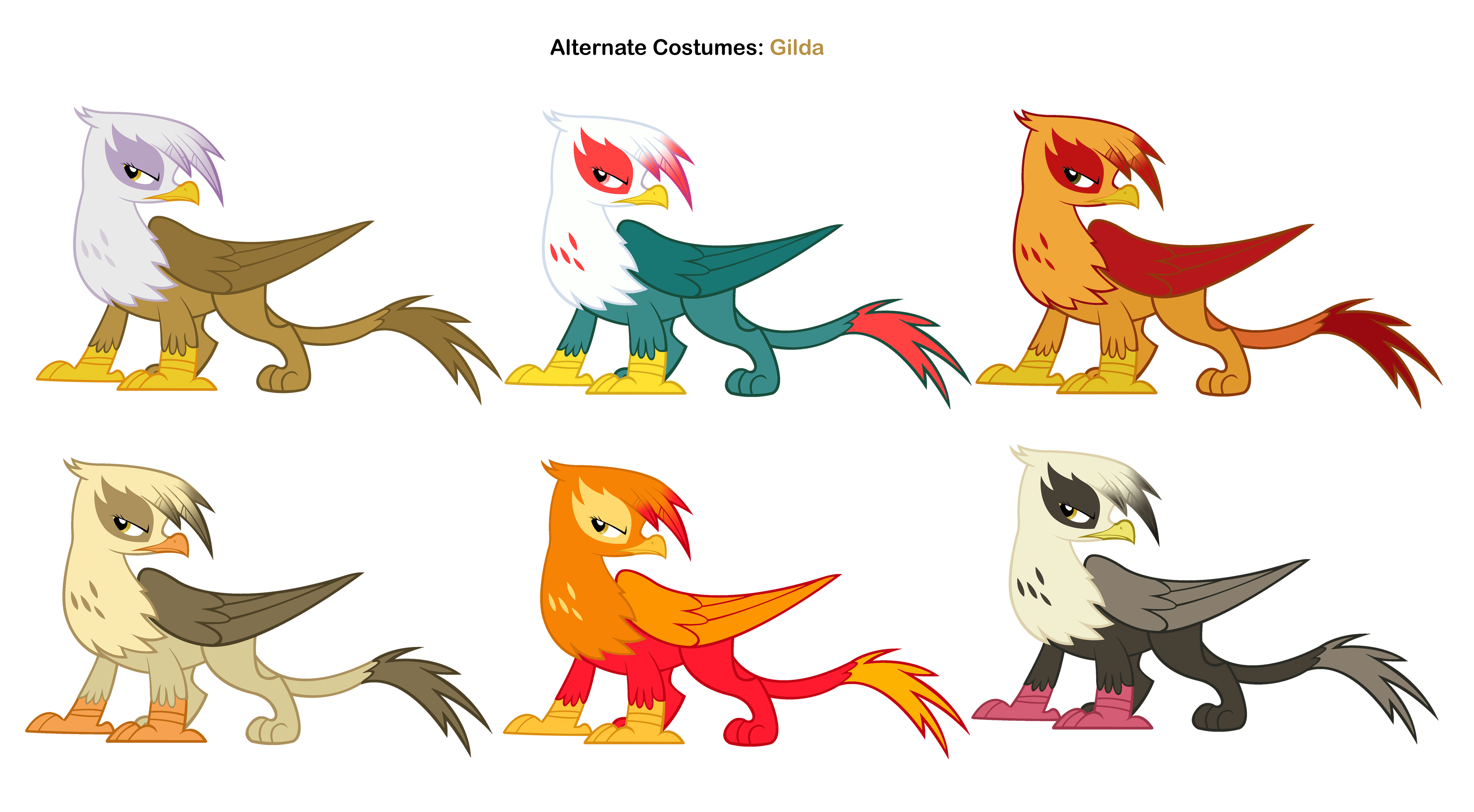 #199760 - safe, artist:pika-robo, artist:qsteel, gilda, manny roar ...